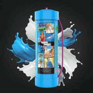 MEGA 3.3L 2050g Miami Magic Cylinder N2O Cream Charger - NangWizard