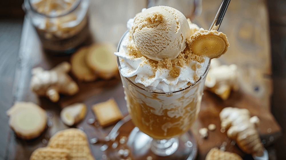 Ginger Beer Spider with Fresh-Whipped Cream